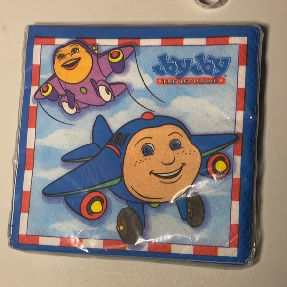 Other | New Jay Jay The Jet Plane 16 Dessert Napkins Party Supplies ...